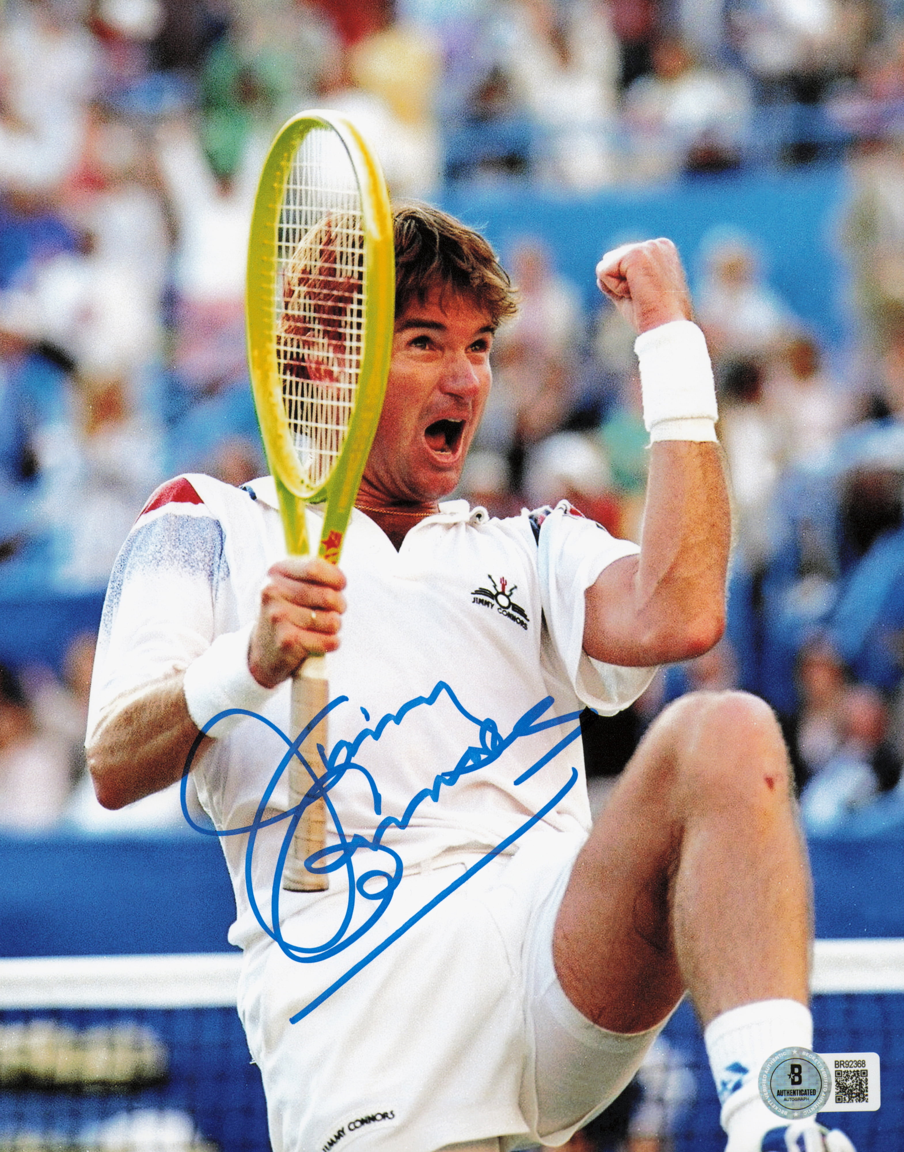 Jimmy Connors Autographed 8x10 Photo Tennis Beckett BAS QR #BR92368 ...