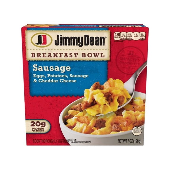 Jimmy Dean Sausage Breakfast Bowl, 7 ounce -- 8 per case. - Walmart.com