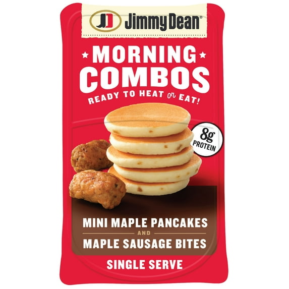 Jimmy Dean Mini Maple Pancakes and Maple Sausage Bites, 8g Protein ...