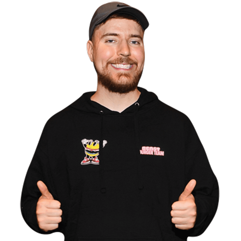 Jimmy Donaldson (Shorts) Half Body Buddy Cutout - Walmart.com