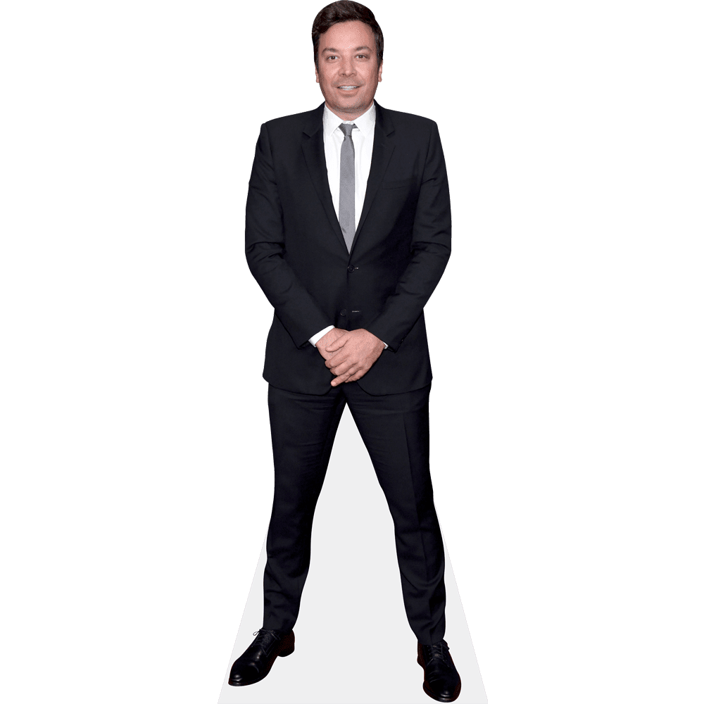 Jimmy Fallon (Black Suit) Lifesize Cardboard Cutout Standee - Walmart.com