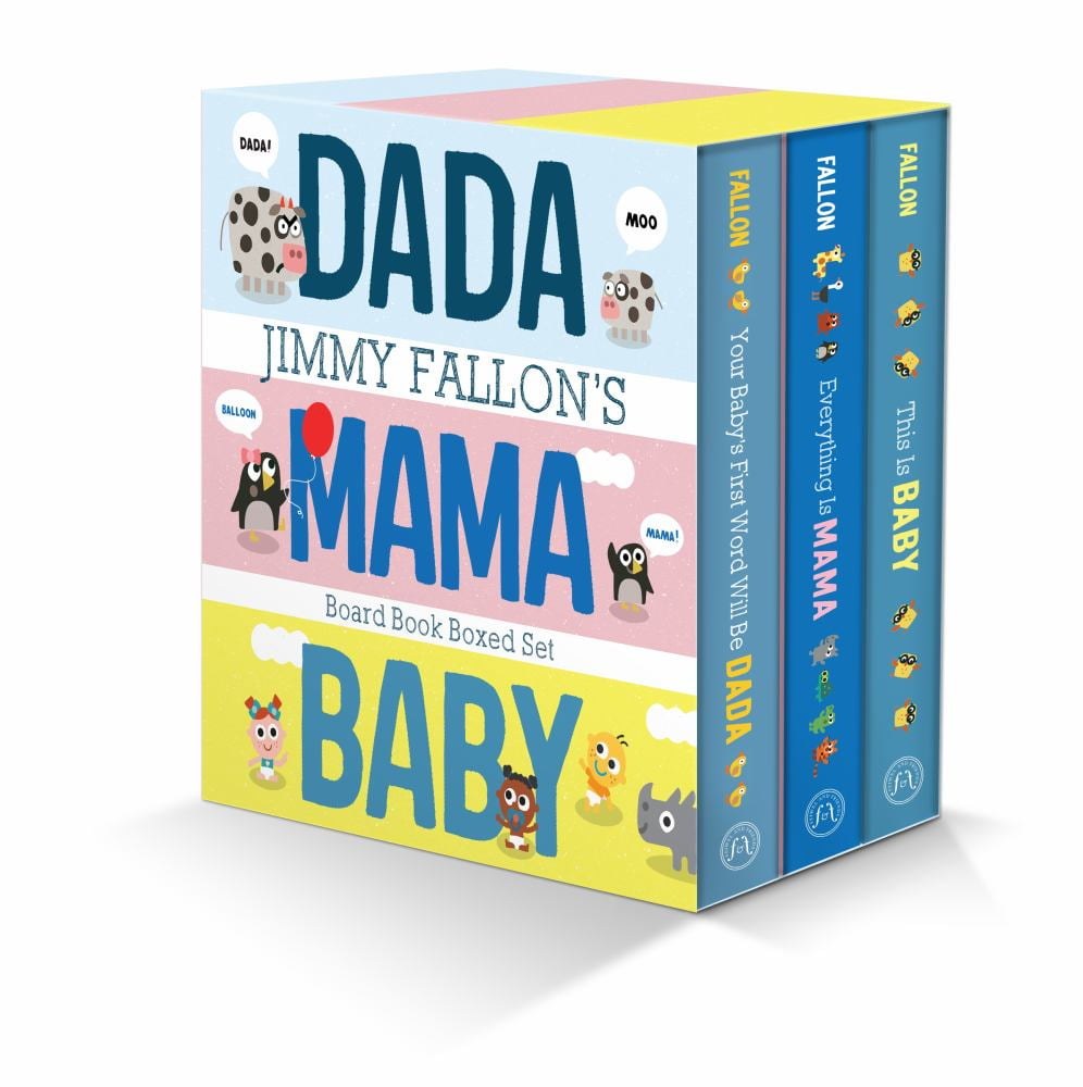Jimmy Fallon's DADA, MAMA, and BABY Board Book Boxed Set (Hardcover) - Walmart.com