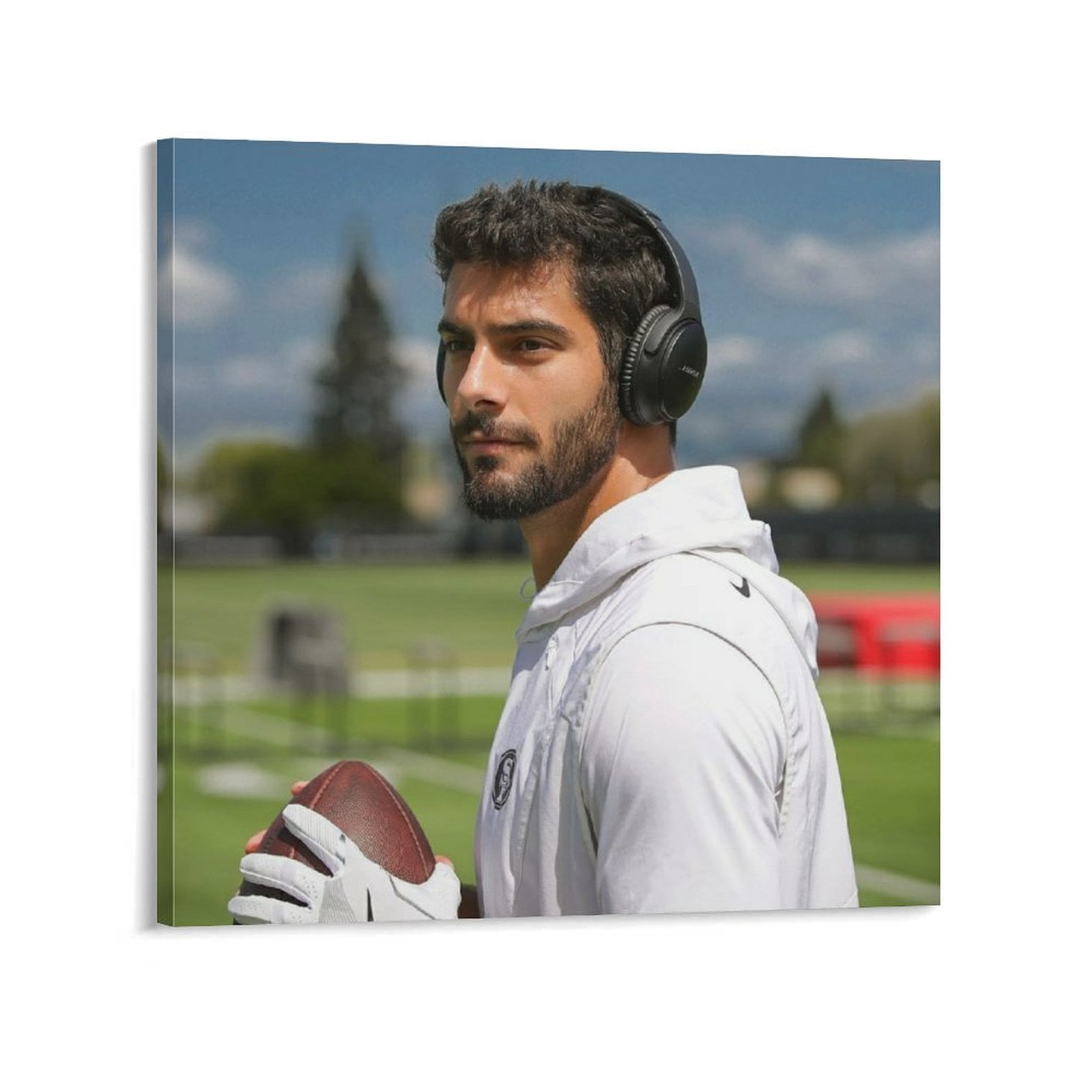 Jimmy Garoppolo Poster American Football World Legend Star Artworks ...