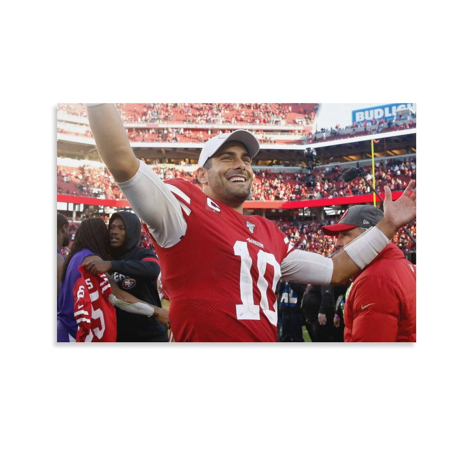 Jimmy Garoppolo Poster Football Art Canvas Poster Canvas Wall Art ...