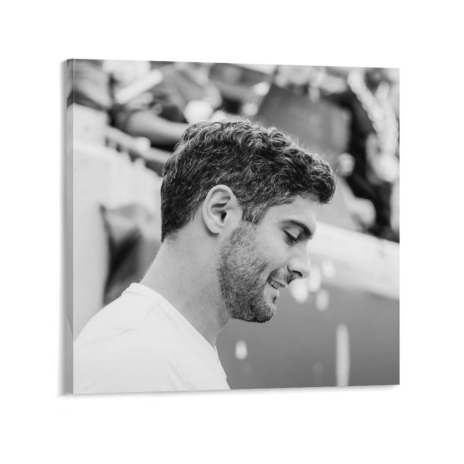 Jimmy Garoppolo Poster Football Art Canvas Poster Wall Art Picture ...