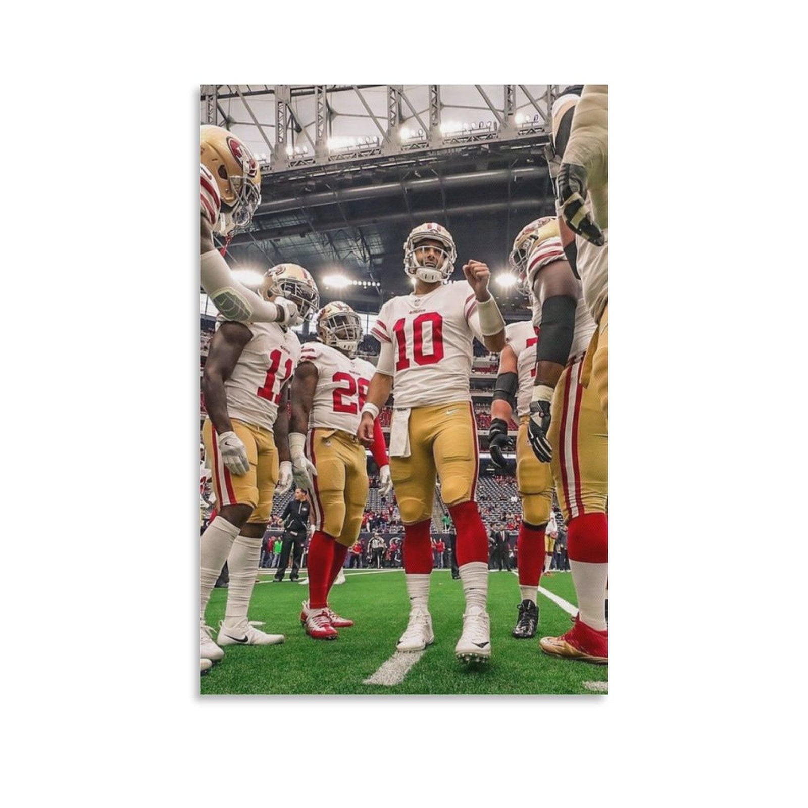 Jimmy Garoppolo Poster Football Canvas Poster Picture Print Wall Art ...