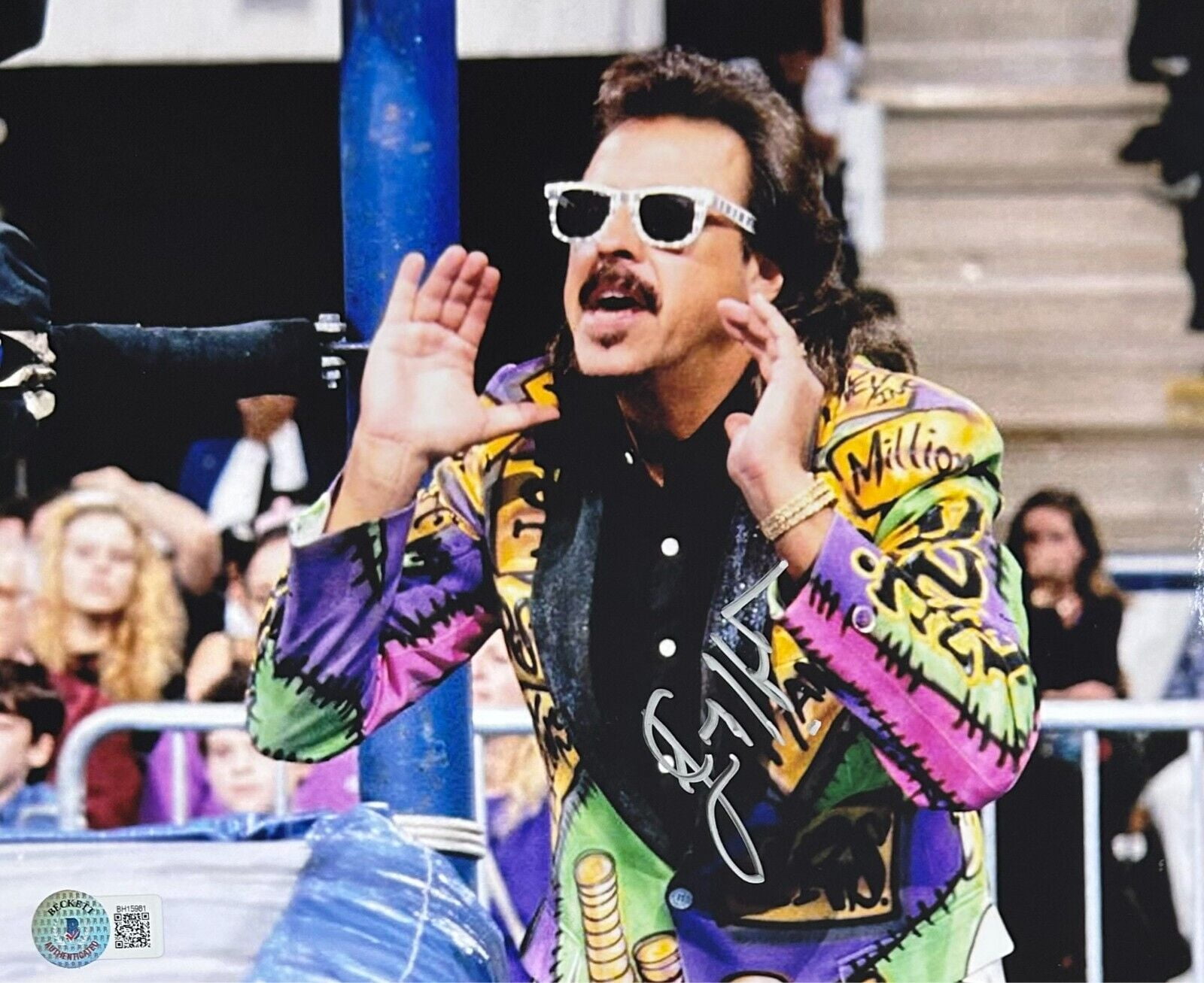 Jimmy Hart Signed Autograph 8x10 Singer Beckett Authentic #2 Mouth of ...