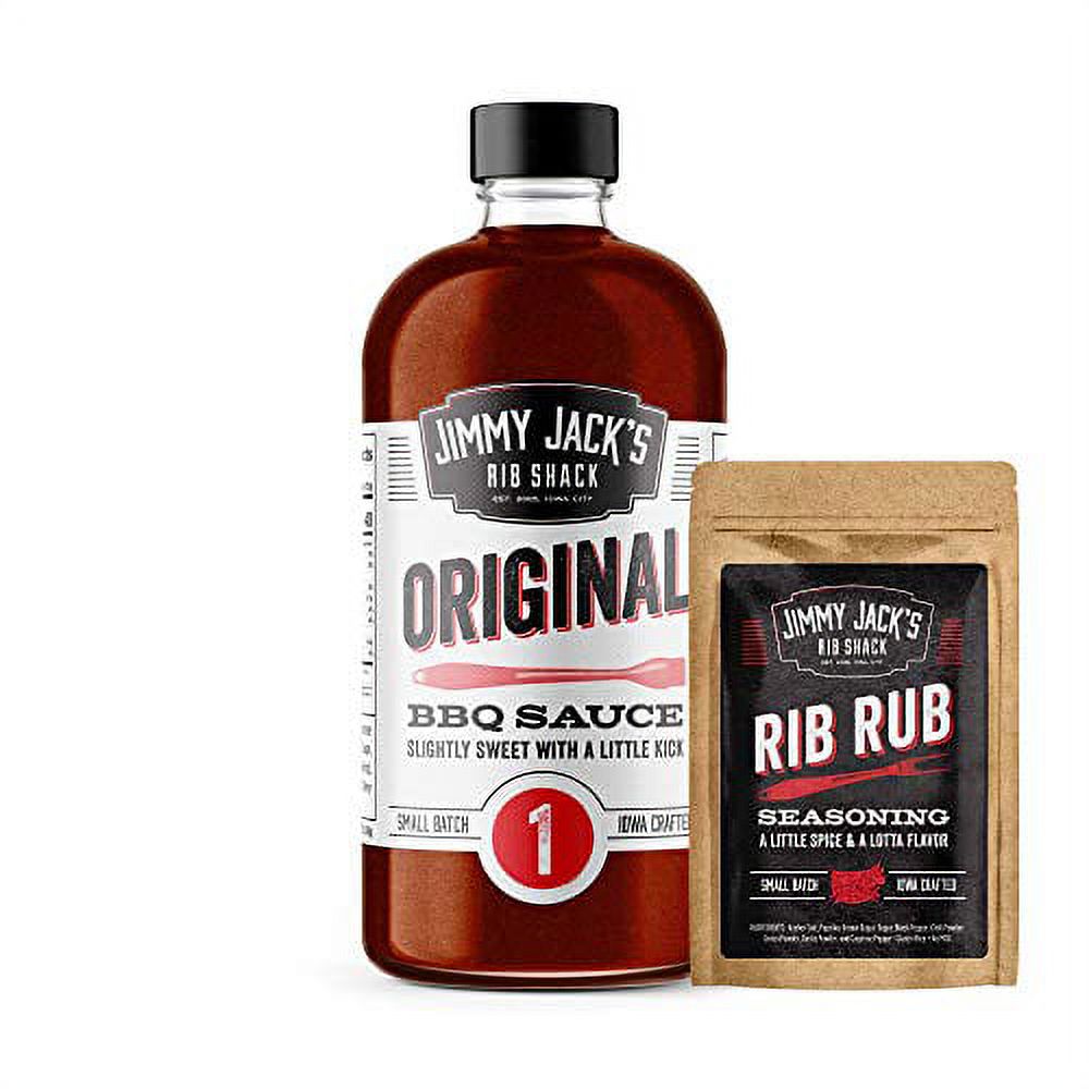 Jimmy Jack's Rib Shack Original BBQ Sauce - Slightly Sweet with a ...