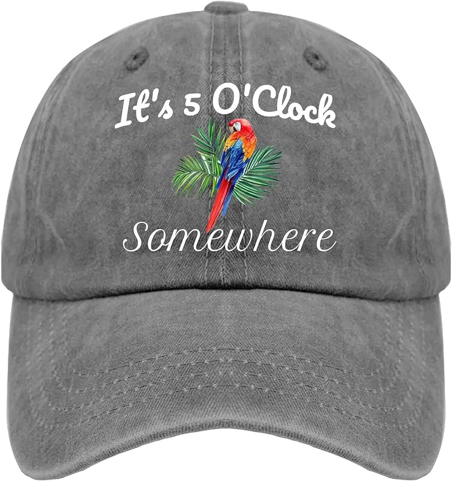 Jimmy Music Buffett Accessories Hats Its 5 Oclock Some Where Baseball ...