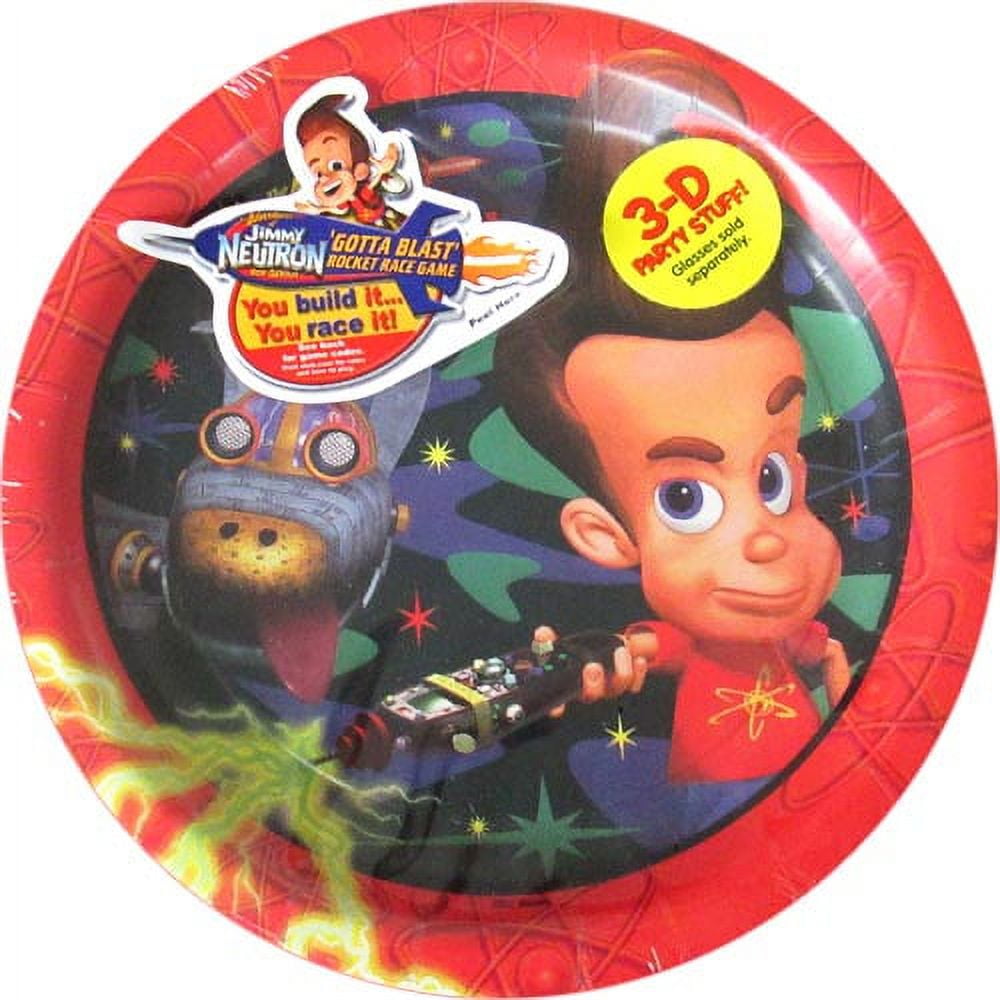 Jimmy Neutron 7 Inch Disposable Paper Plates, 8 Count, 1 Pack - Walmart.com