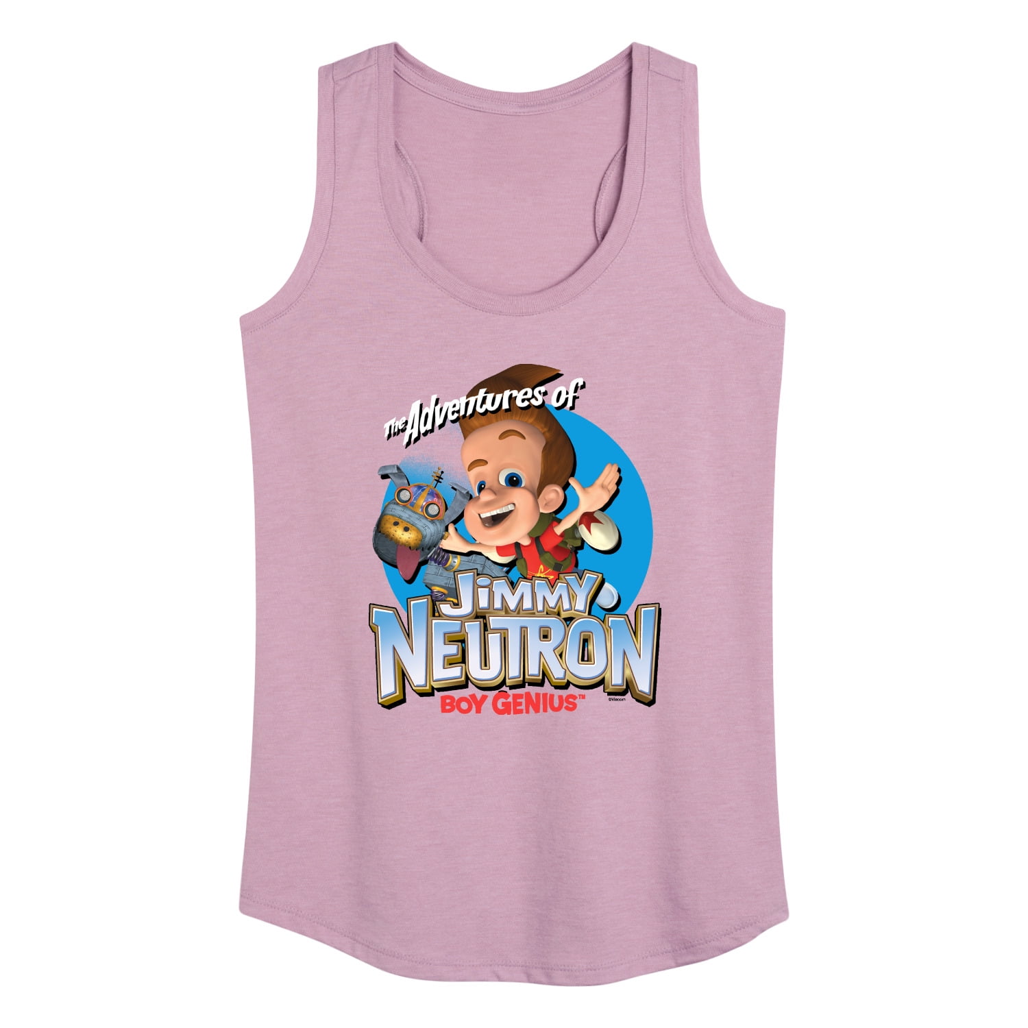 Jimmy Neutron - Boy Genius - Ladies Racerback Tank - Walmart.com