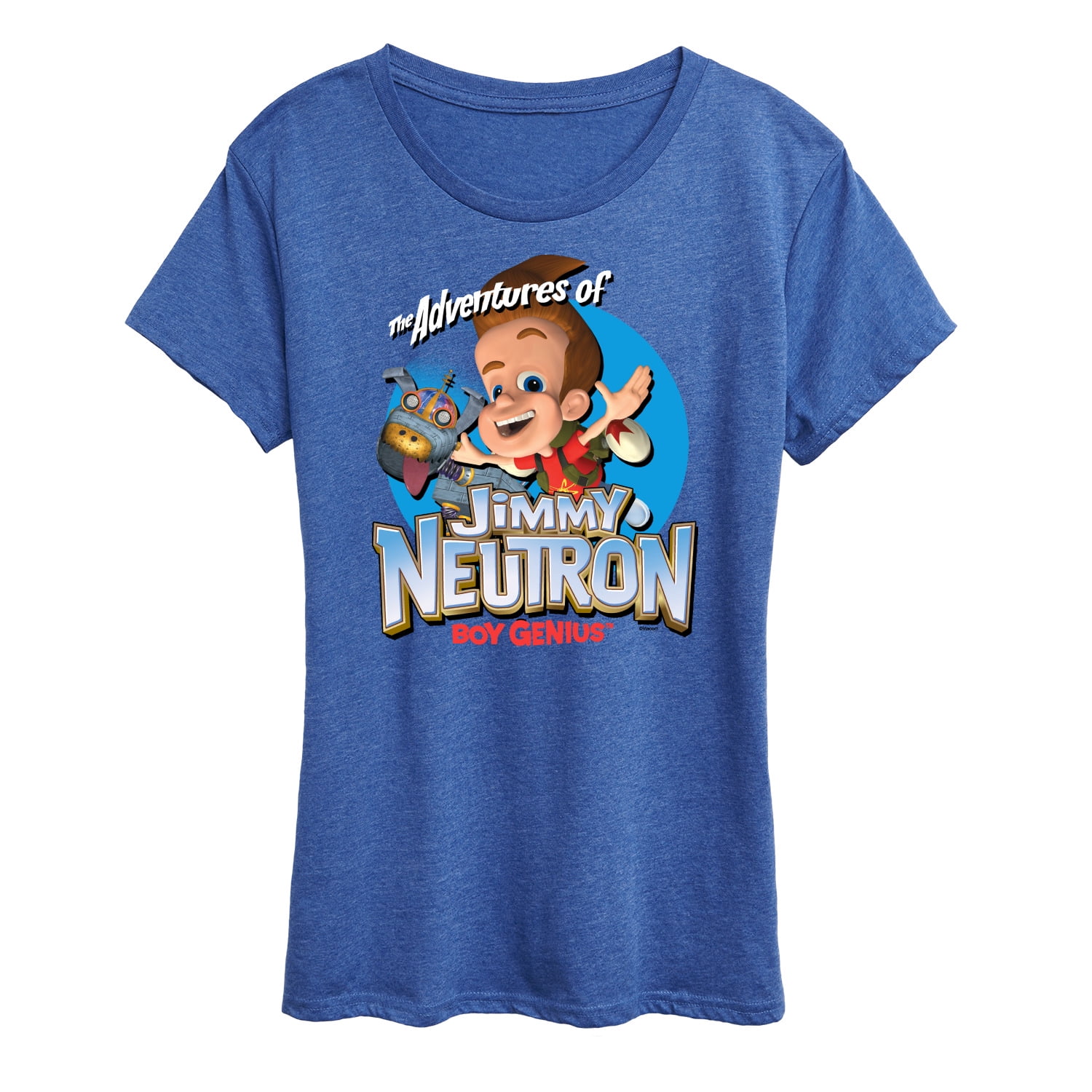 Jimmy Neutron - Boy Genius - Ladies Short Sleeve Classic Fit Tee ...