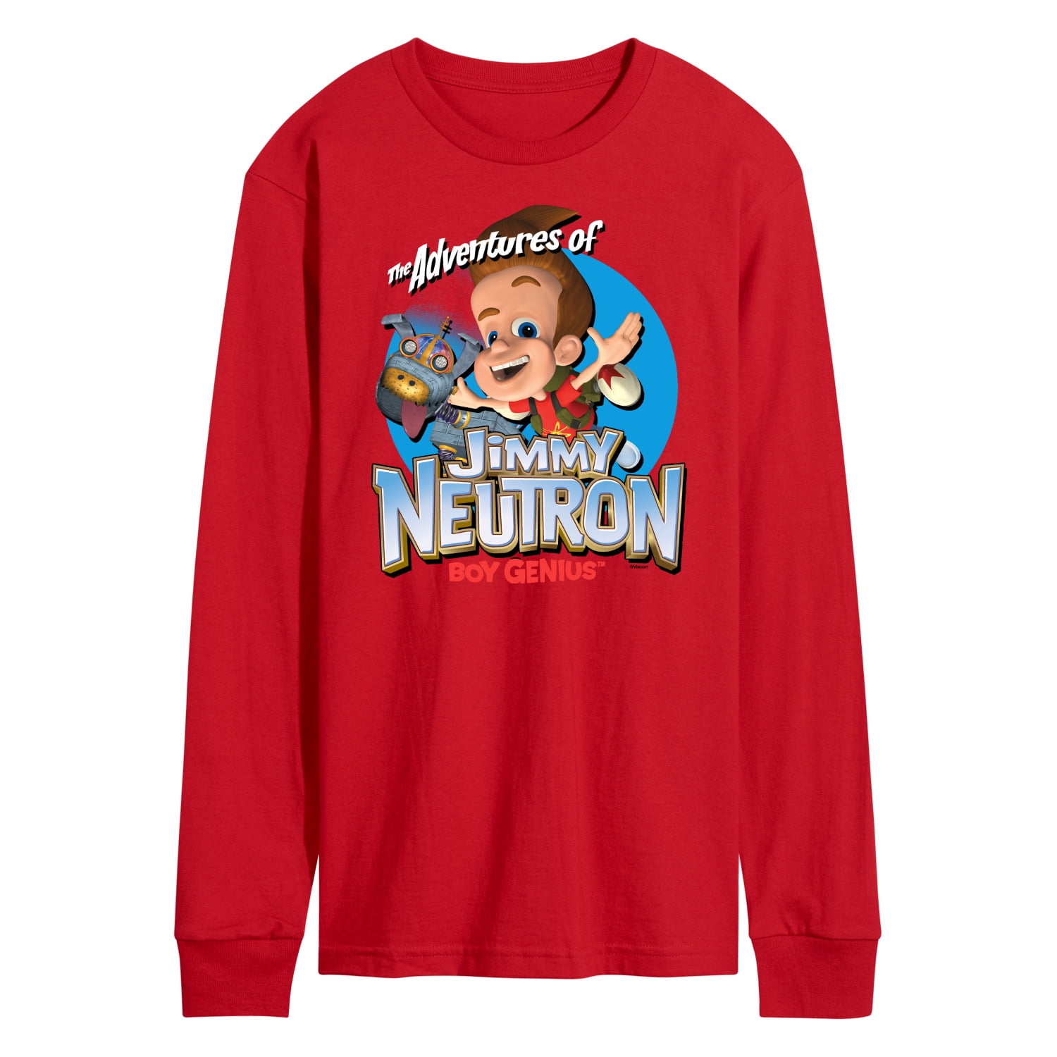 Jimmy Neutron - Boy Genius - Men's Long Sleeve T-Shirt - Walmart.com