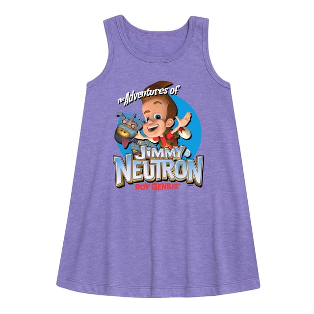 Jimmy Neutron - Gotta Blast - Toddler and Youth Girls A-line Dress ...