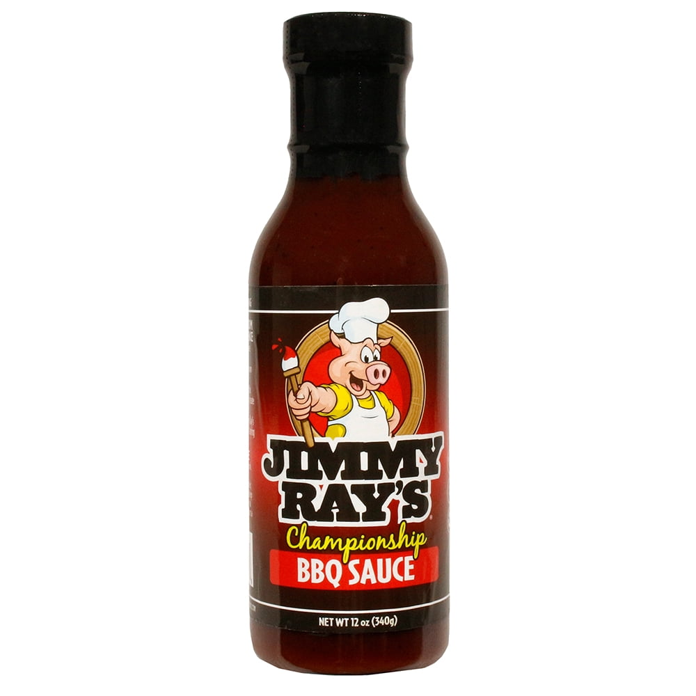 Jimmy Ray's Championship Savory BBQ Sauce All Purpose Gluten Free No MSG 12oz - Walmart.com