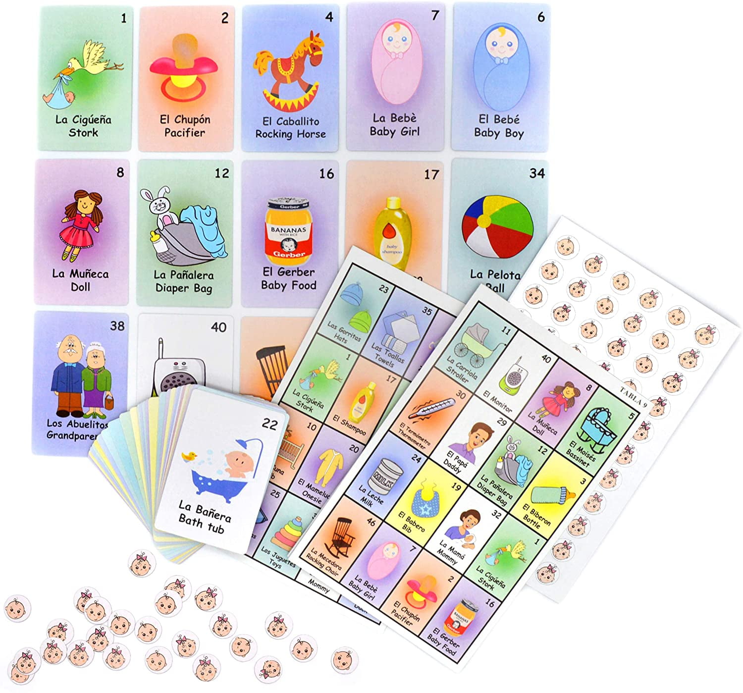 Loteria Mexican Bingo Español Bingo Game Printable, Spanish Bingo ...