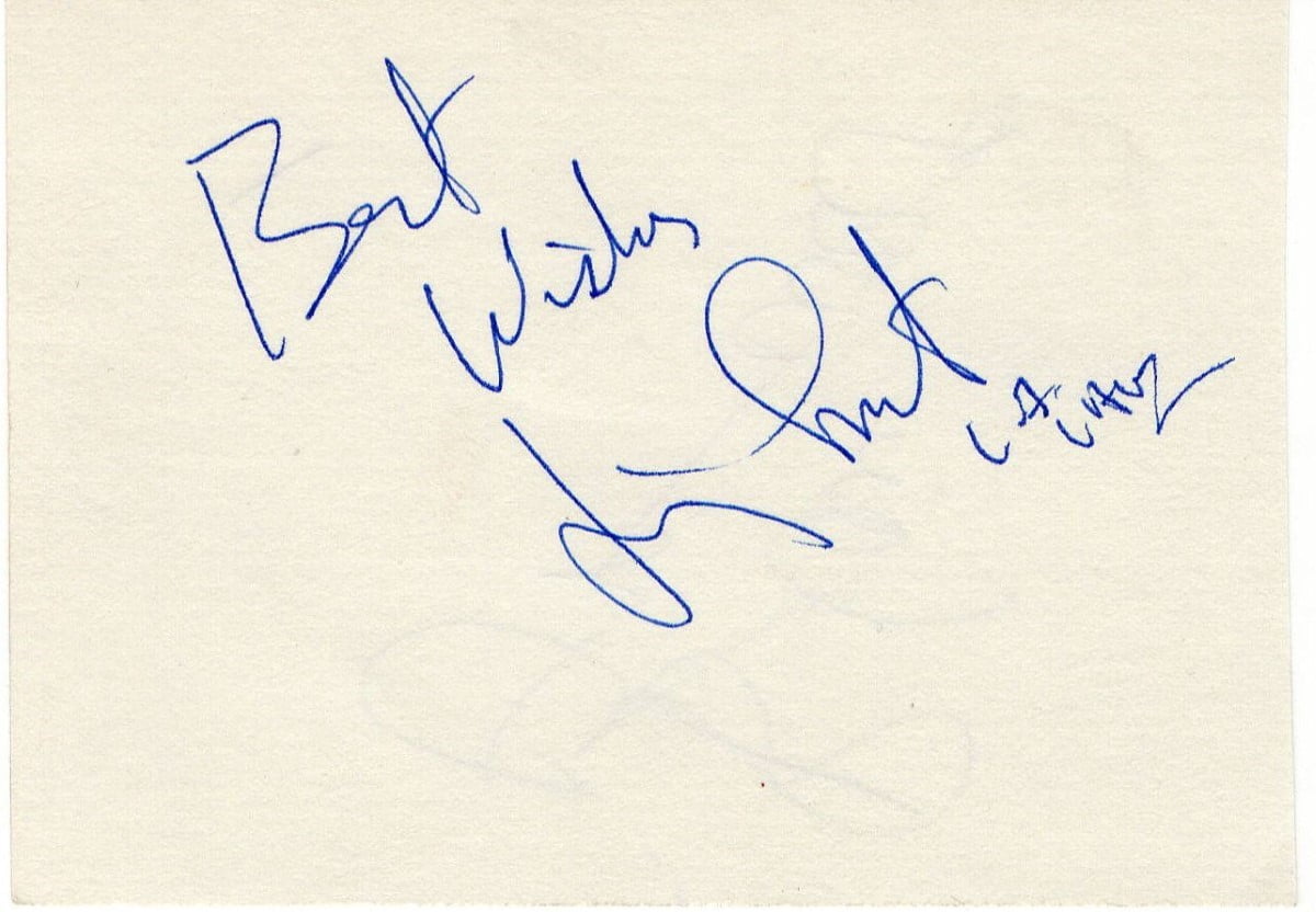 Jimmy Smits Blair Underwood Dual Autographed Cut Autograph NYPD Blue ...