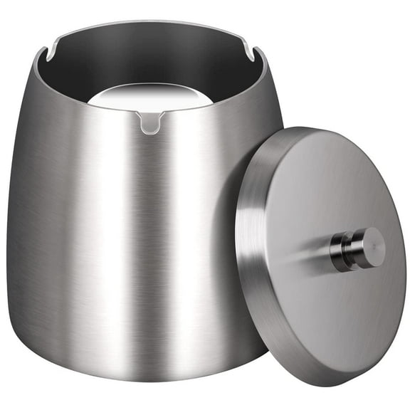 Commercial Cylinder Cigarette Butt Receptacle Freestanding Weatherproof ...