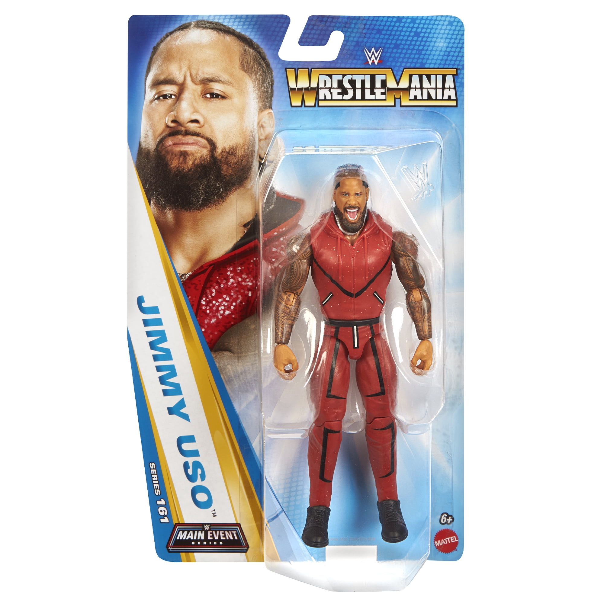 Jimmy Uso - WWE Main Event 161 Mattel WWE Toy Wrestling Action Figure ...