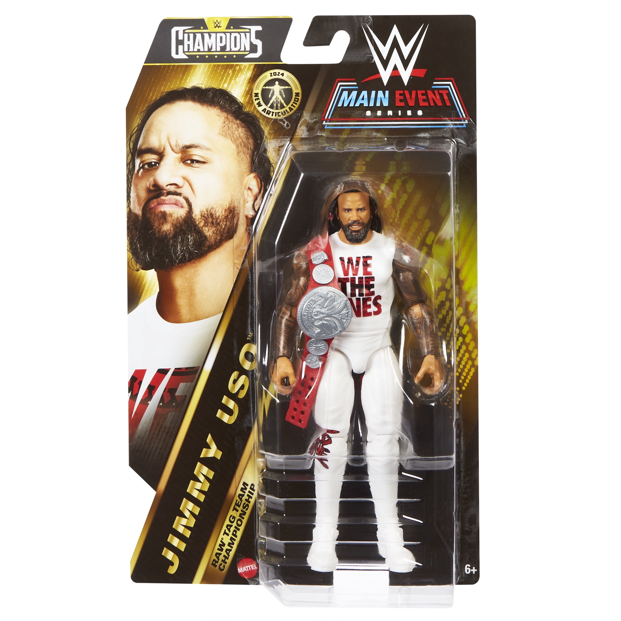 Jimmy Uso - WWE Main Event Champions 3 Mattel WWE Toy Wrestling Action ...