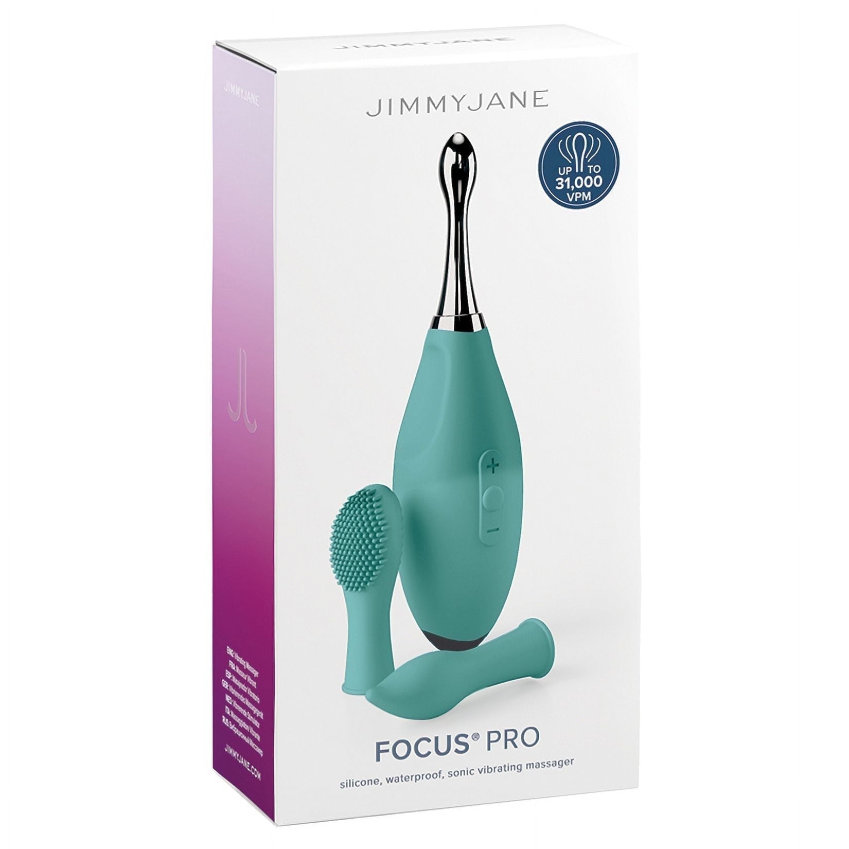JimmyJane Focus PRO Sonic Clitoral Vibrator, Teal - Walmart.com