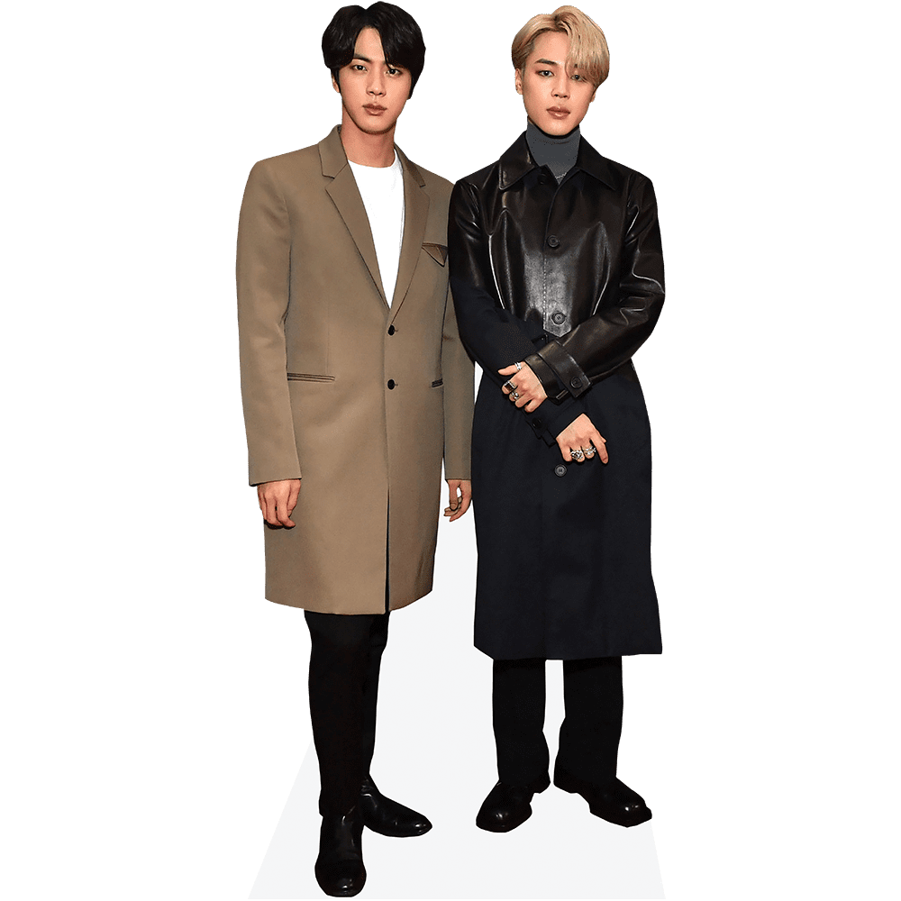 Jin And Jimin (Duo 1) Mini Celebrity Cutout Standee - Walmart.com