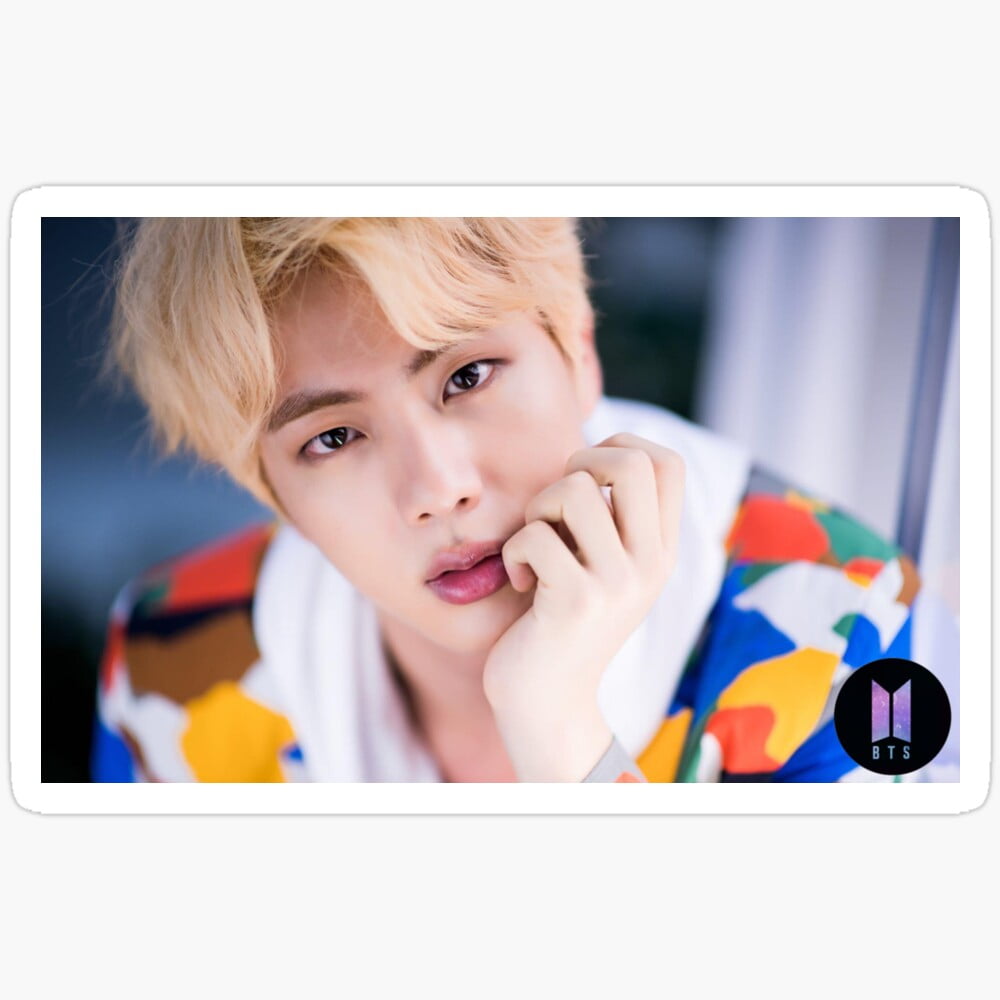 Jin From Bts Sticker Phone Decal Water Bottle Stickers Car Decals ...