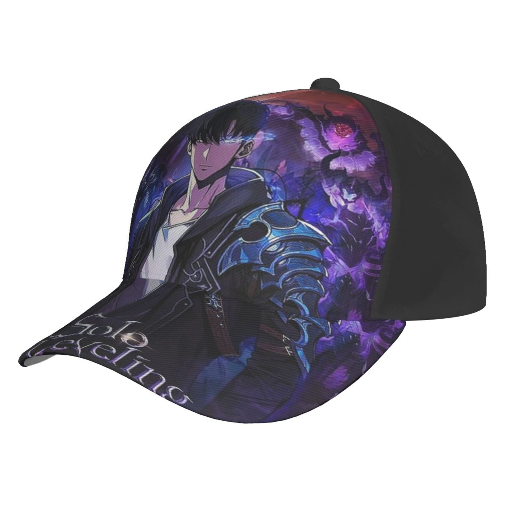 Jin Woo Solo Leveling Brim Bill Baseball Cap Adjustable Snapback Hat ...