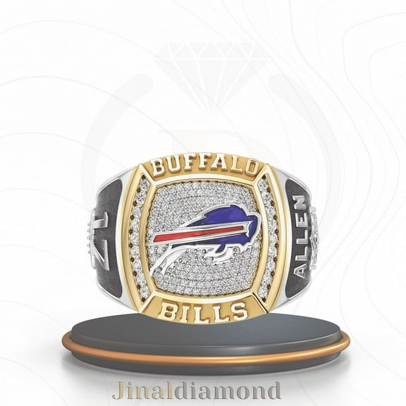 #ClevelandBrowns 1/2ctw Two Tone Yellow Gold and 925 Sterling Silver ...