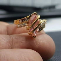 Fully Customized 2026 university and class rings 925 Sterling Silver ...