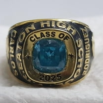 Fully Customized 2026 university and class rings 925 Sterling Silver ...