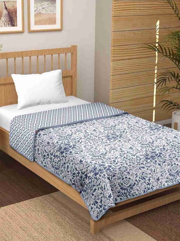 Jinaya's Ethnic Indian Design Floral Printed Reversible Premium Pure ...