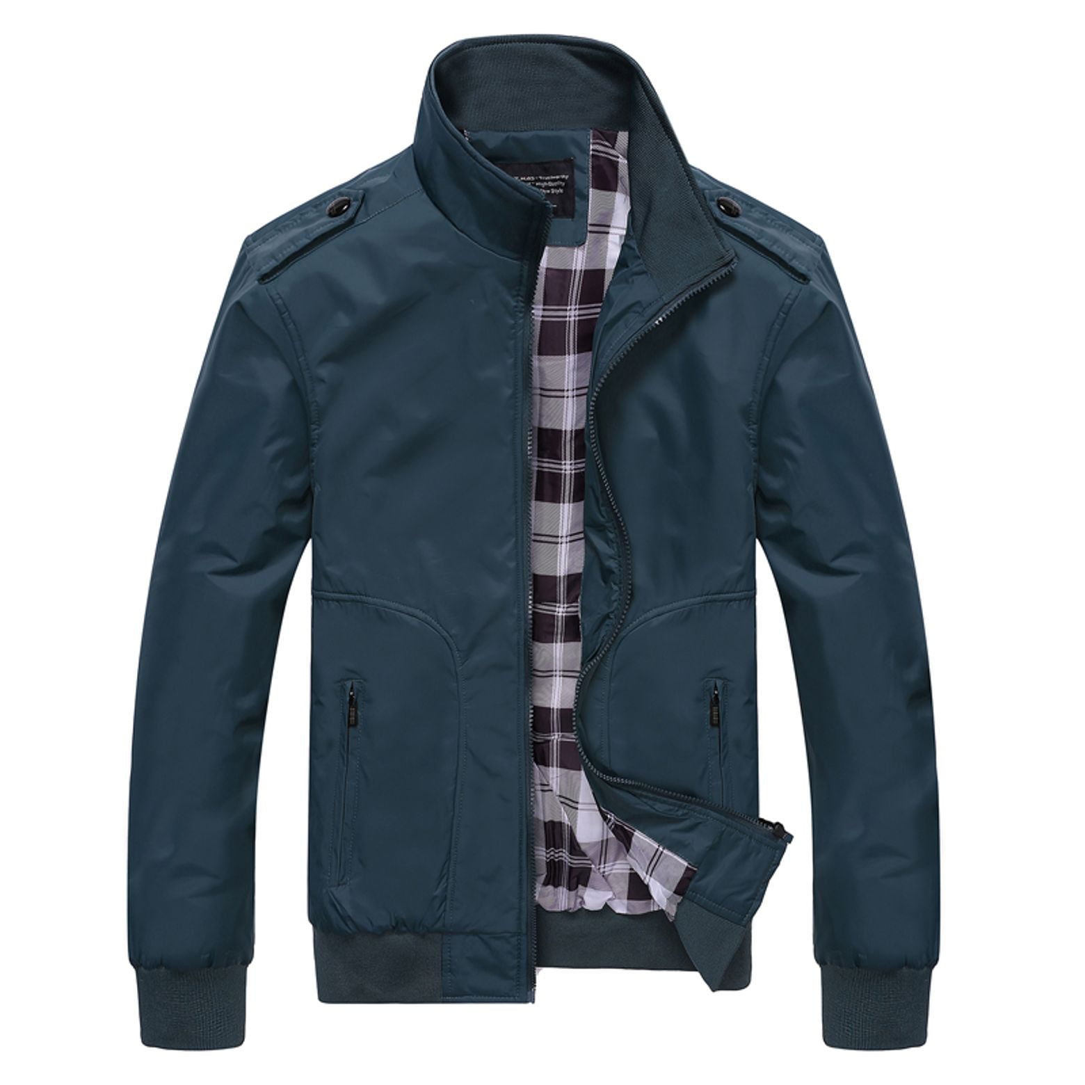 SWSMCLT Men's Lined Windbreaker Cozy Full Zip Wind Jacket Snow Jacket ...