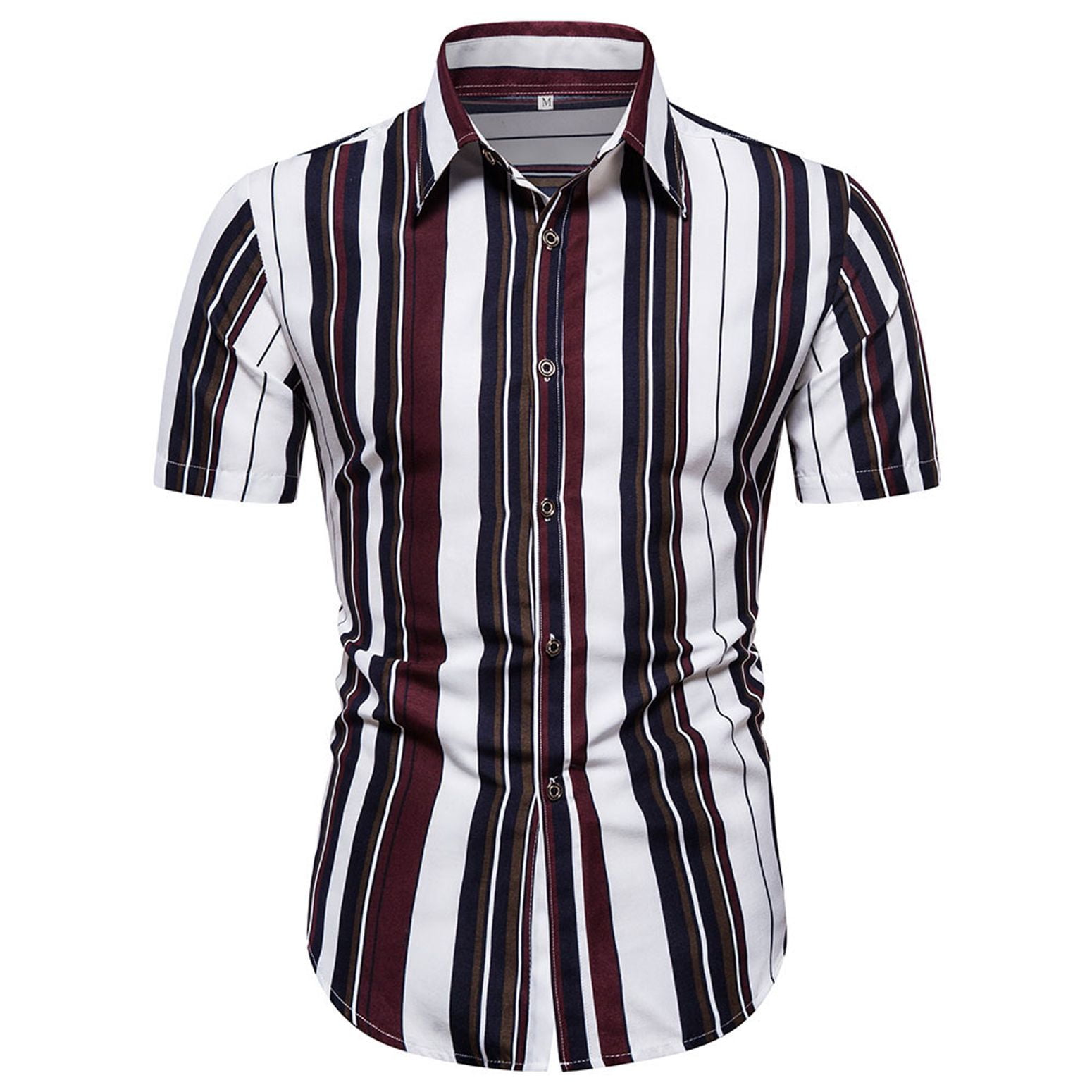 SWSMCLT Men's Button Up Fall Beach Summer Short Sleeve Hawaiian Shirt ...