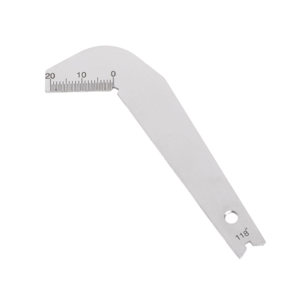 Jindis Bit Pattern Drill Template Gauge Welding Inspect Tool Weld Drill ...