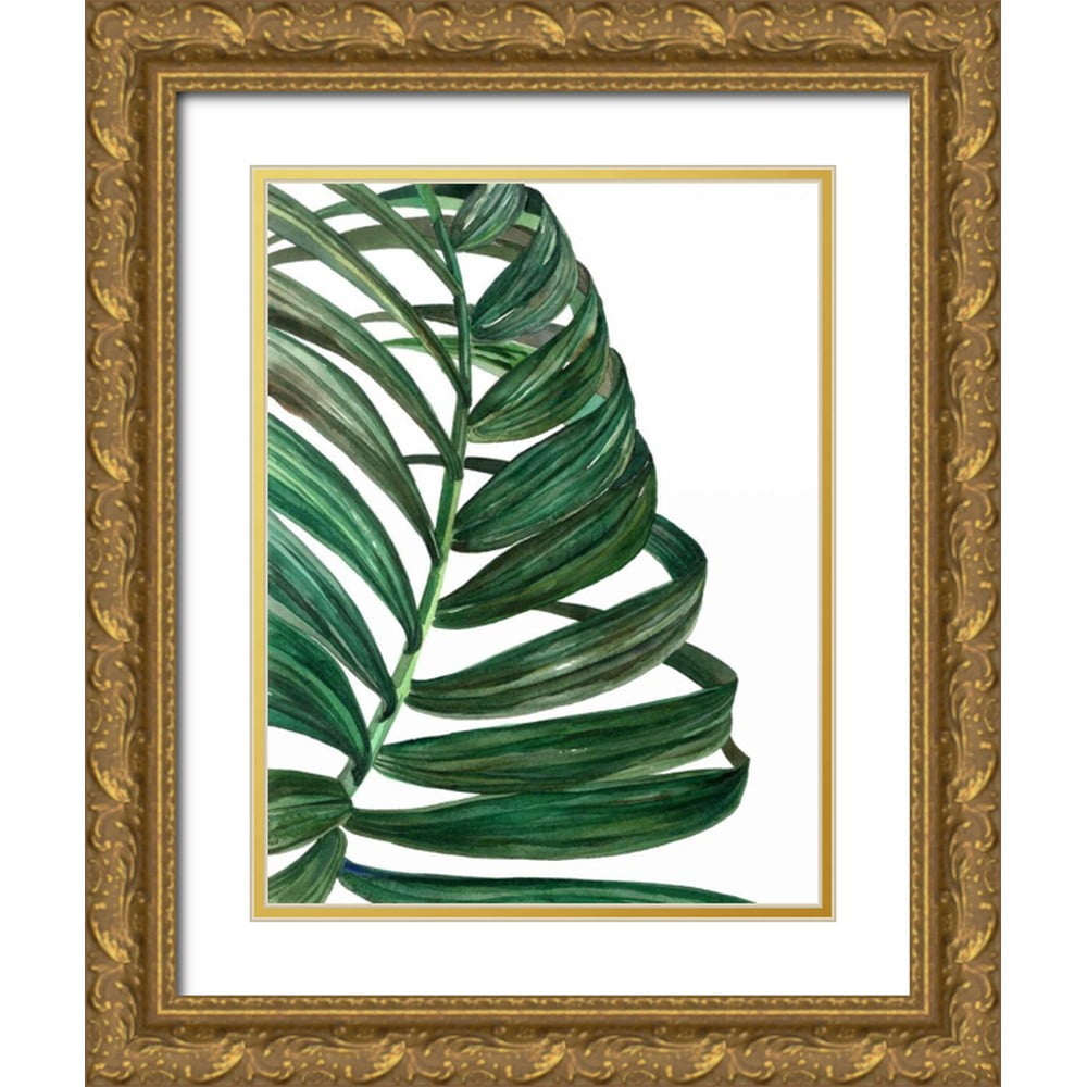 Jing, Jin 12x14 Gold Ornate Wood Framed with Double Matting Museum Art Print Titled - Tropical ...