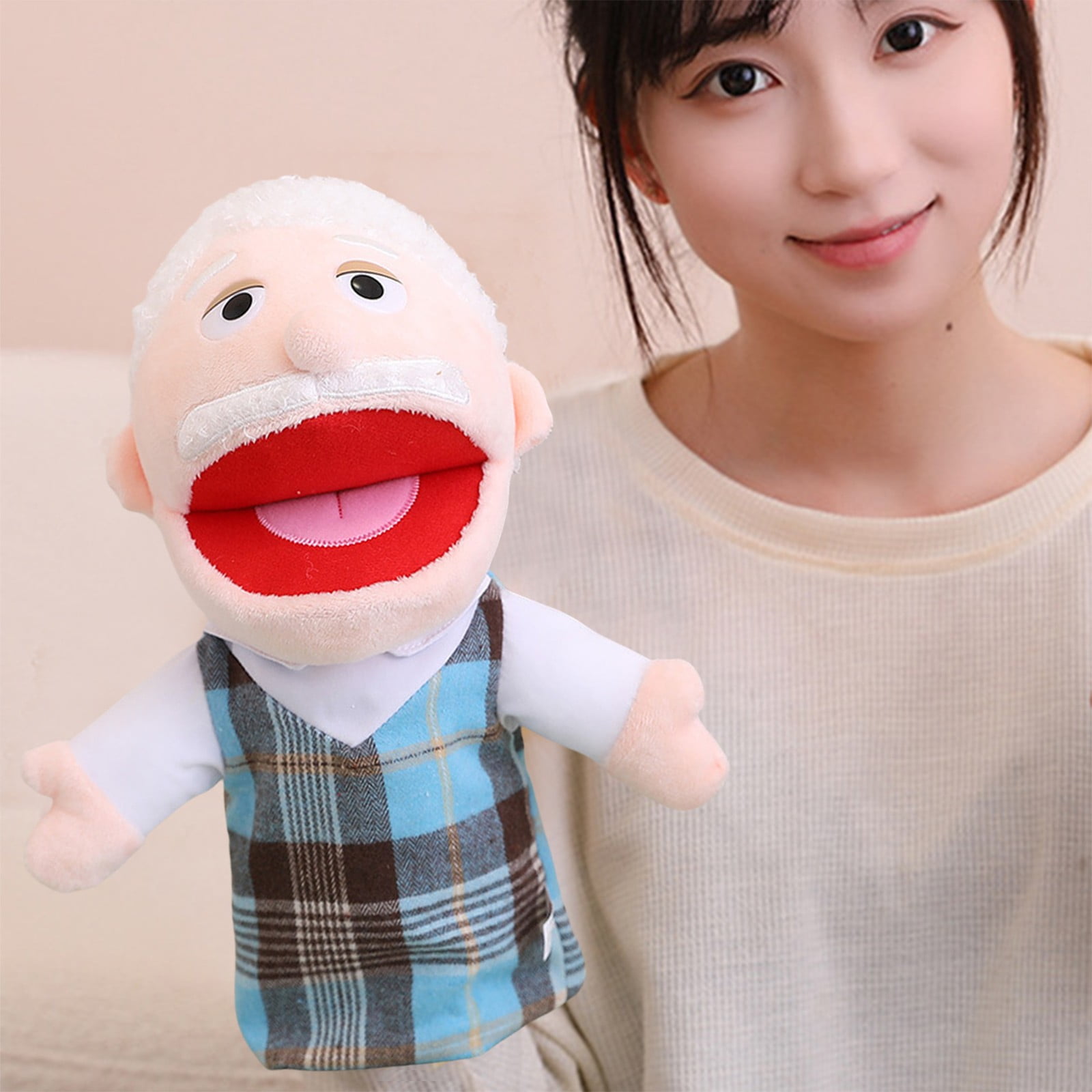 JingChang Plush Hand Puppet Toys Role-Play Toy Puppets for Kids ...