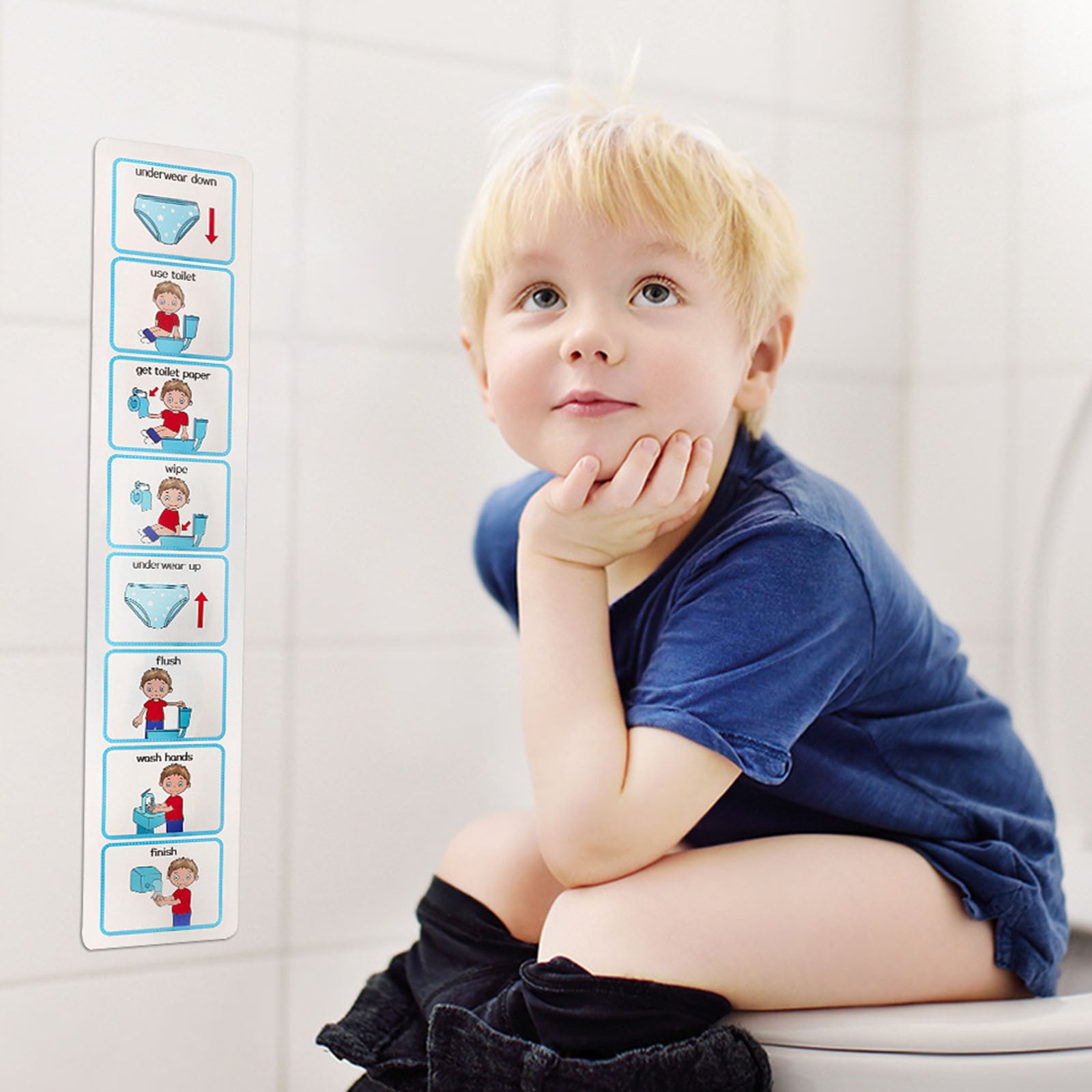 JingChang Potty Training Visual Schedule,Autism Potty Schedule Potty ...