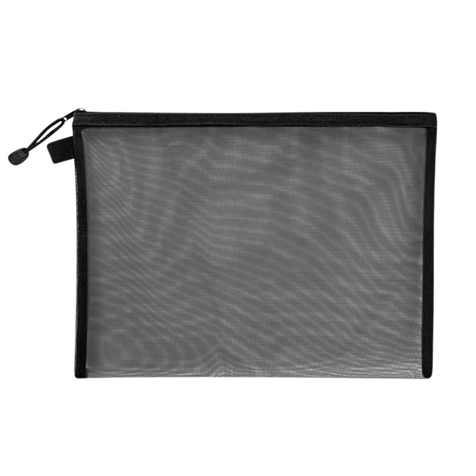 JingChun 12Pcs Gauze Zipper Pouch, Letter Mesh Bags with Zipper ...