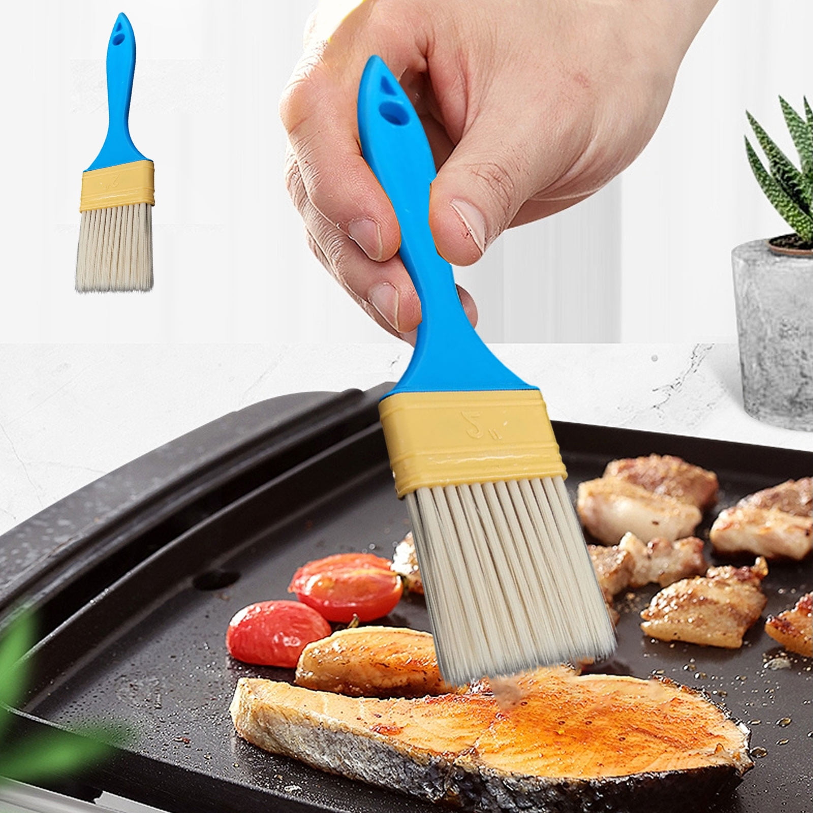 JingChun 1Pc Grease Brush - Pastry Brush, Cooking Grease Brush, Grill ...