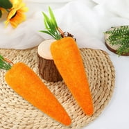 Tainini 4Pcs Easter Artificial Carrot Vegetables,2.36in Fall Harvest ...
