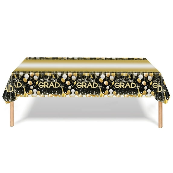 JingChun 53*107 inch Graduation Tablecloths Graduation Party Table ...