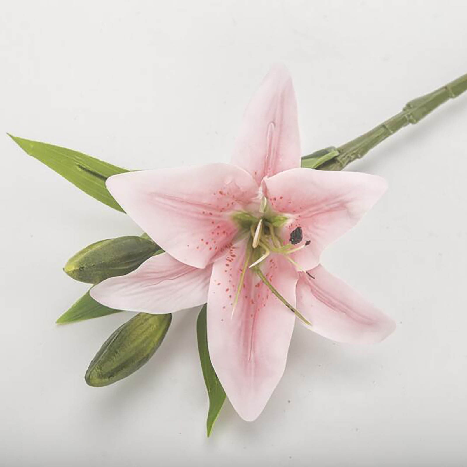 JingChun Artifical Lily Flowers, Long Stem Artificial Stargazer Lilies ...