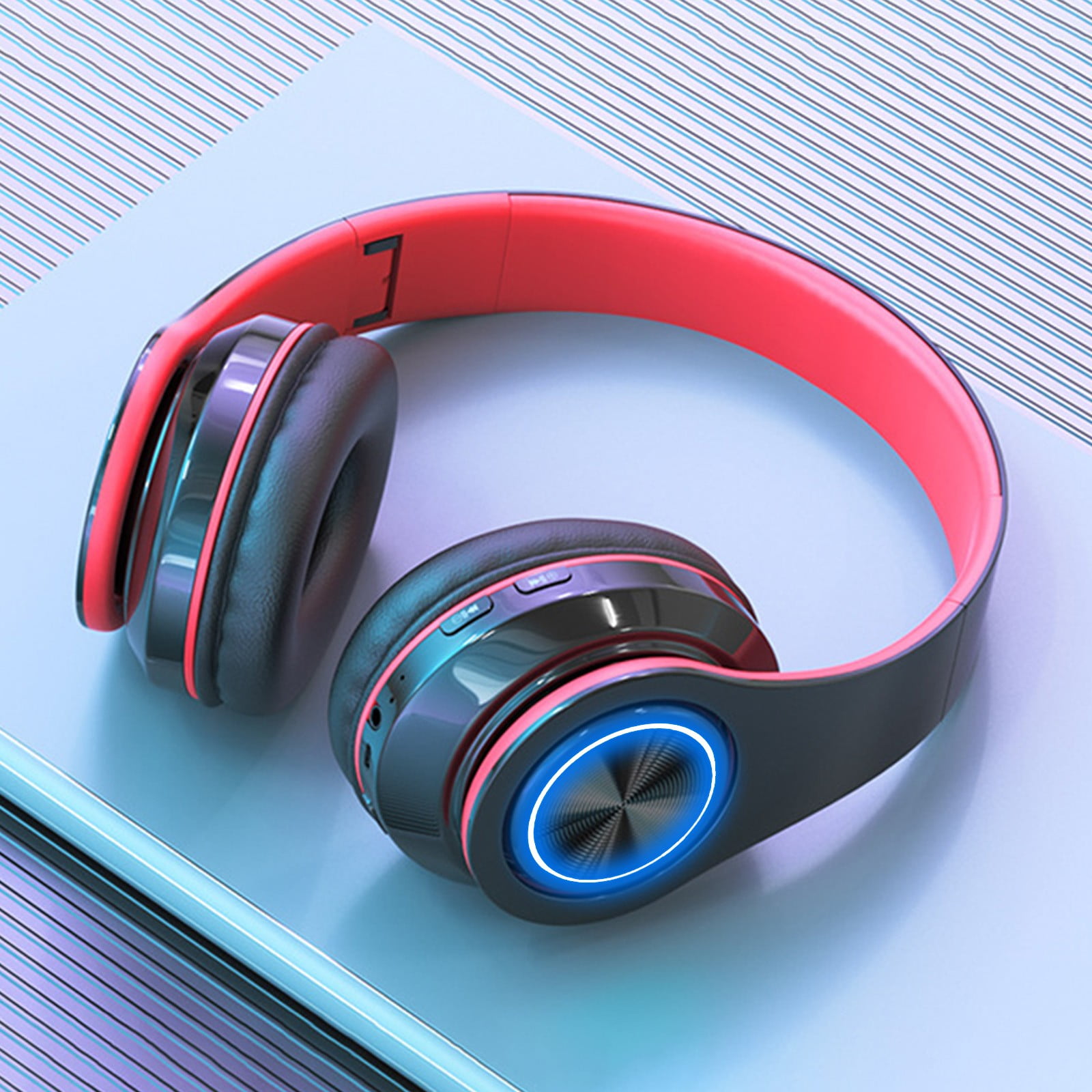 JingChun Bluetooth Headphones Over Ear Wireless Bluetooth Headset,Light ...