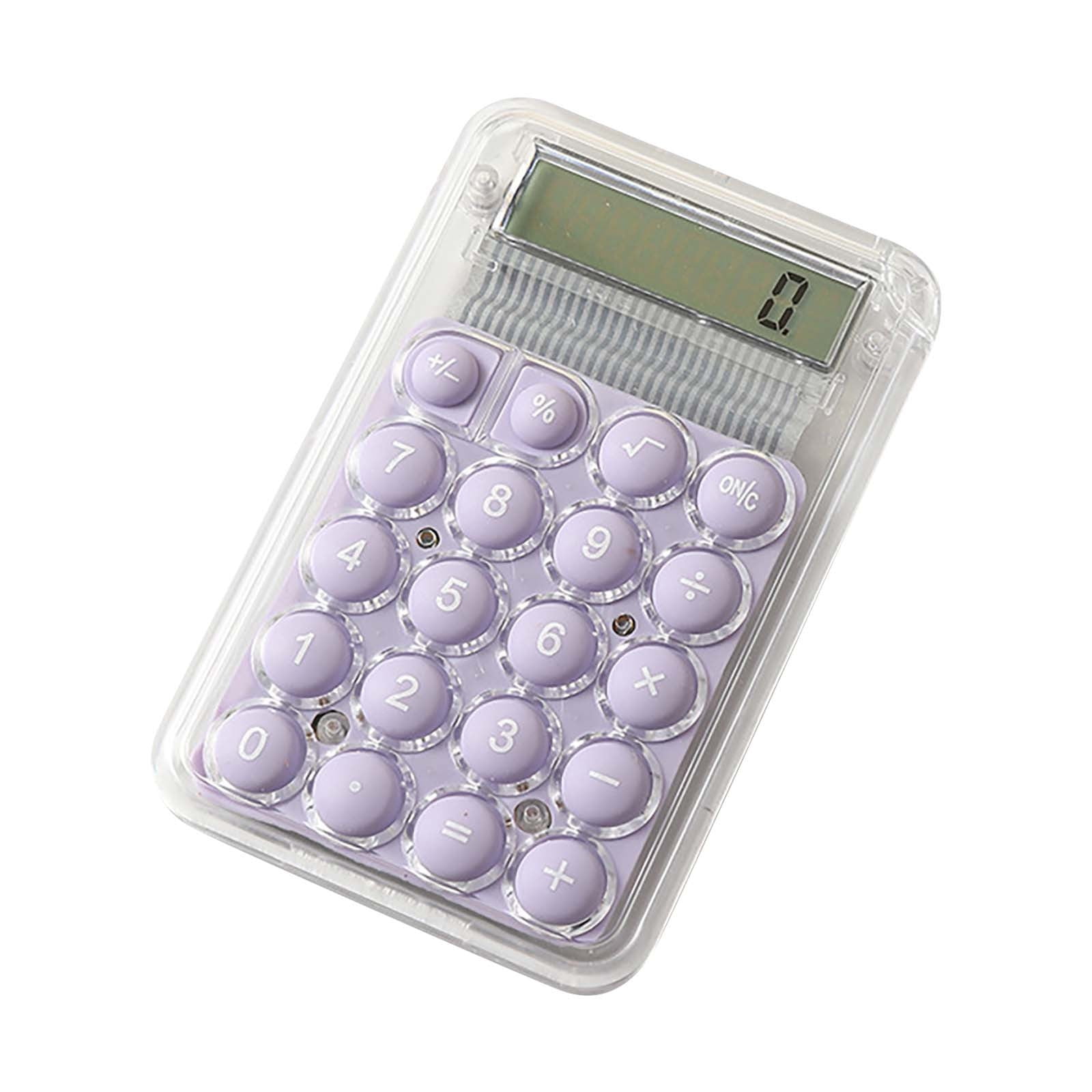 JingChun Calculator, Large LCD Display, Circular Calculator Big Buttons ...