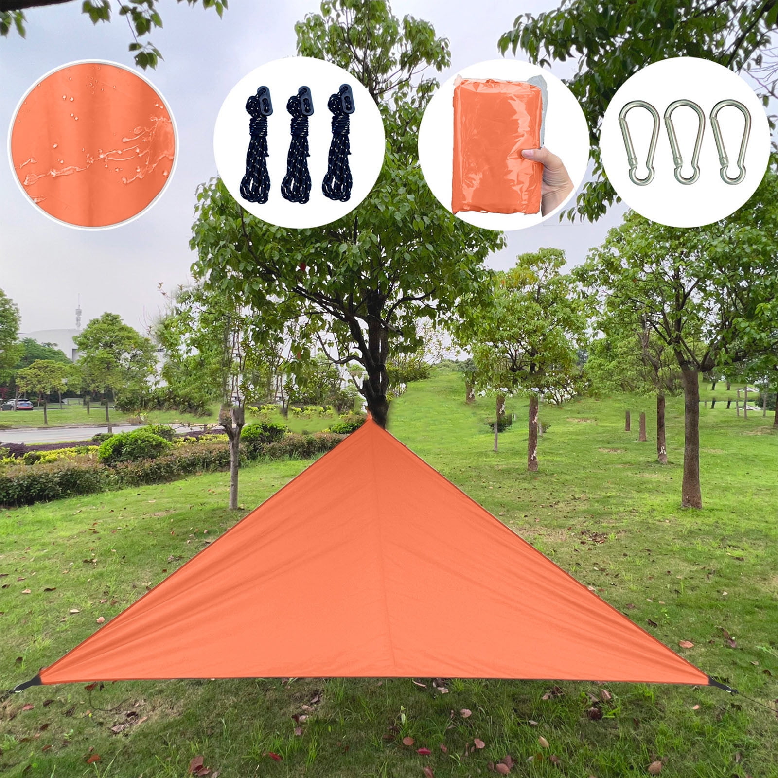 JingChun Clearance Under $2.00 10ft Triangles Waterproof Sun Shade ...