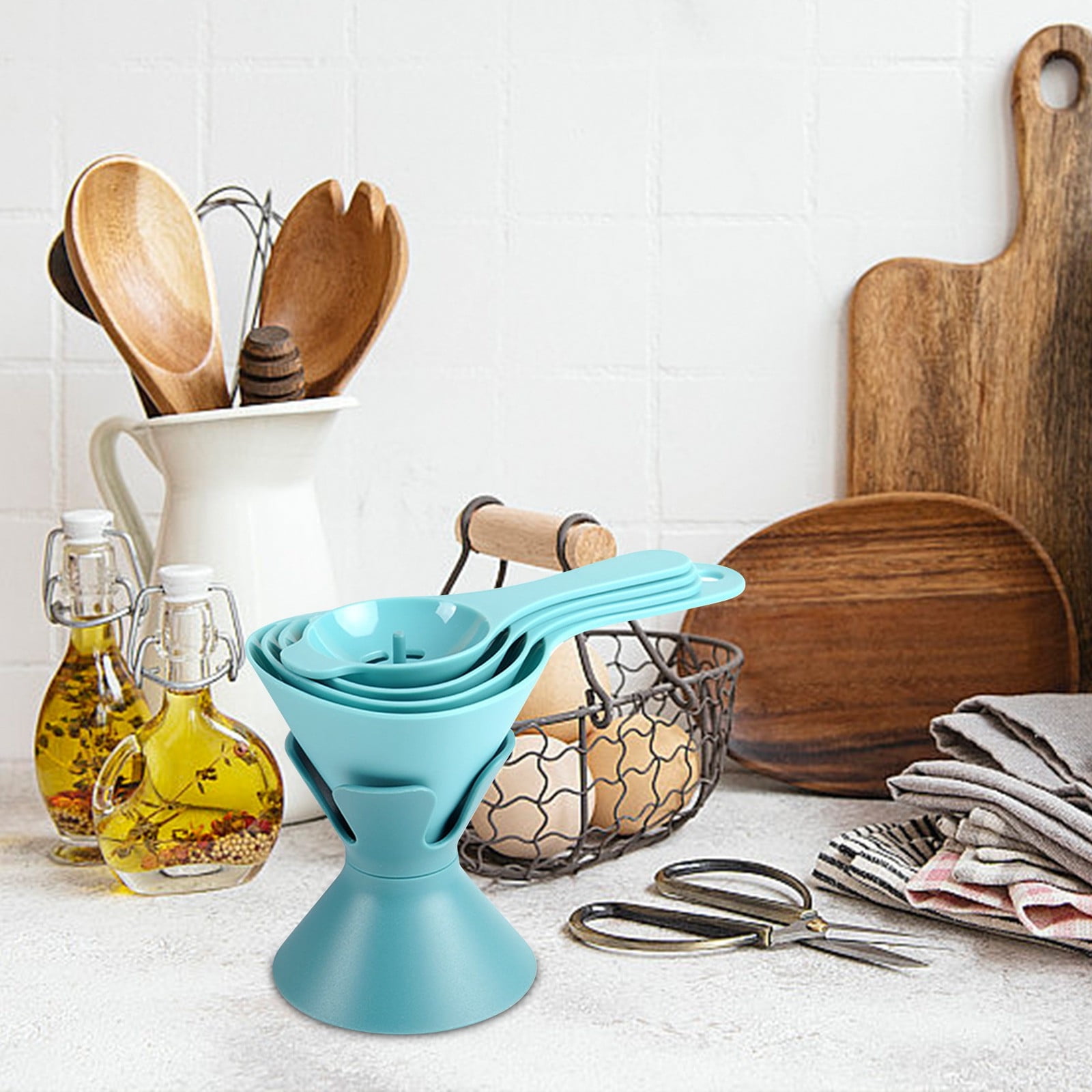 JingChun Clearance Under $2.00 Plastic Funnel Multi-function Funnel Set ...