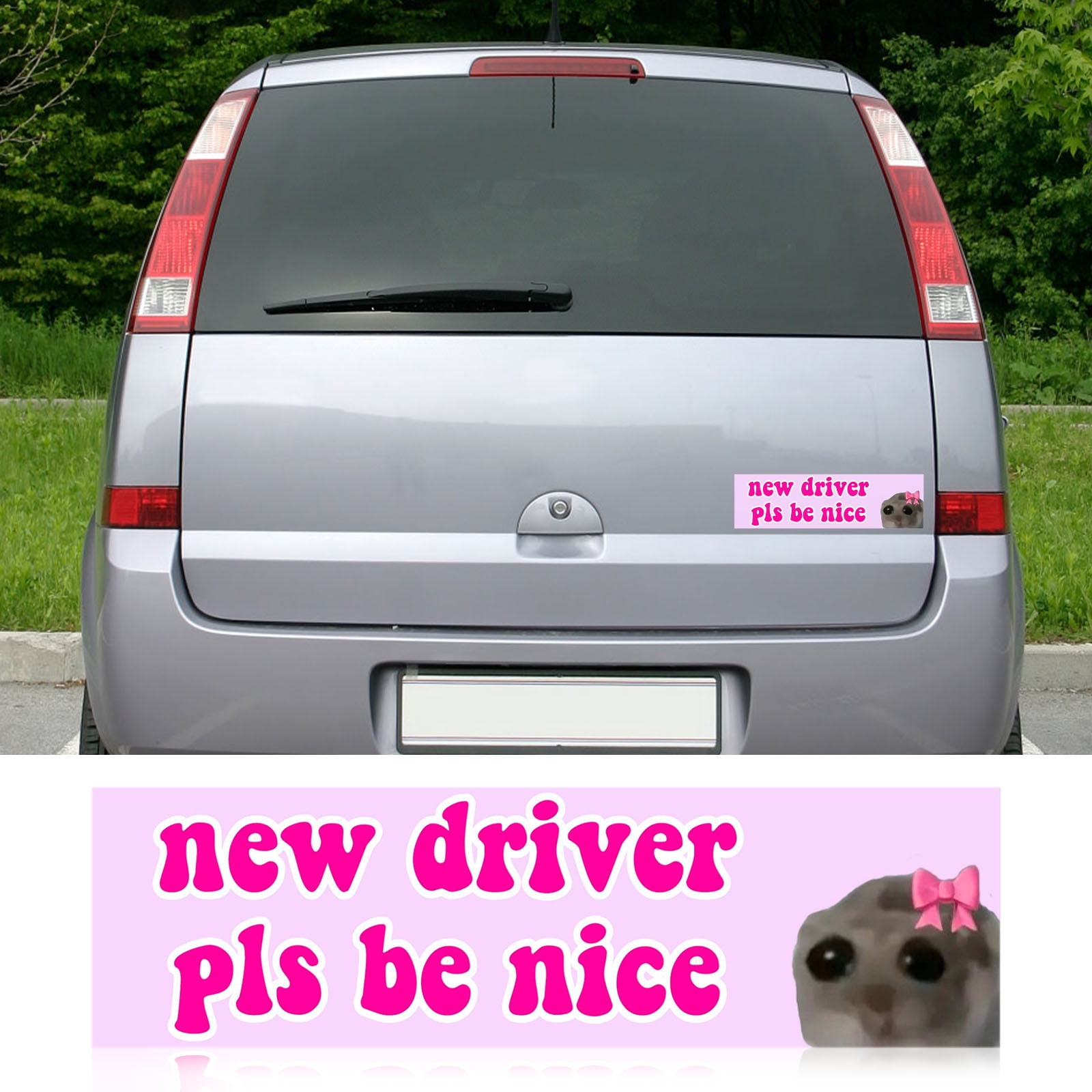 JingChun Driver Sticker Signs for Car, Driver Sticker for Car , Sun ...