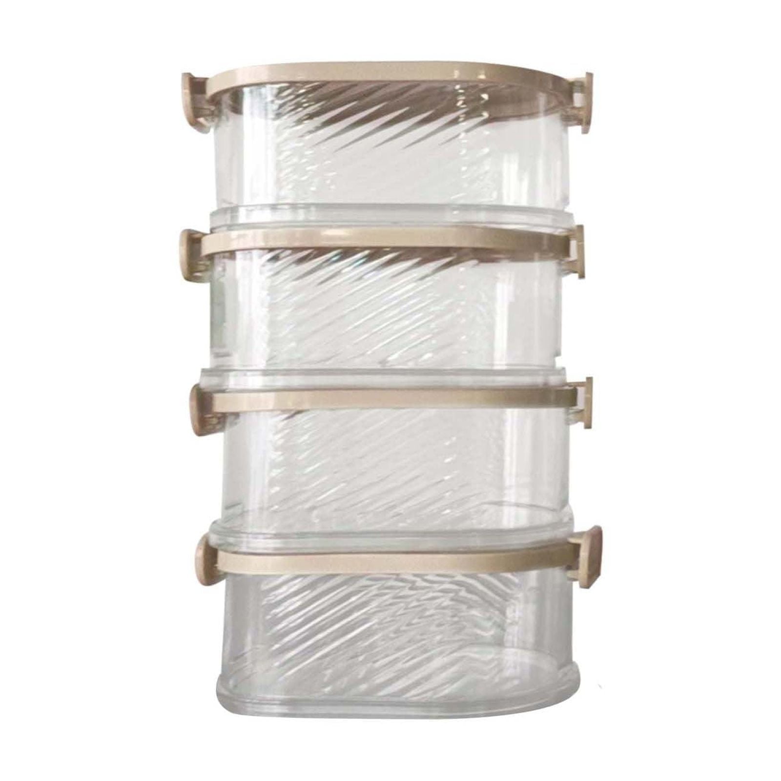 JingChun Four-layers Airtight Food Storage Container Seasoning Storage ...