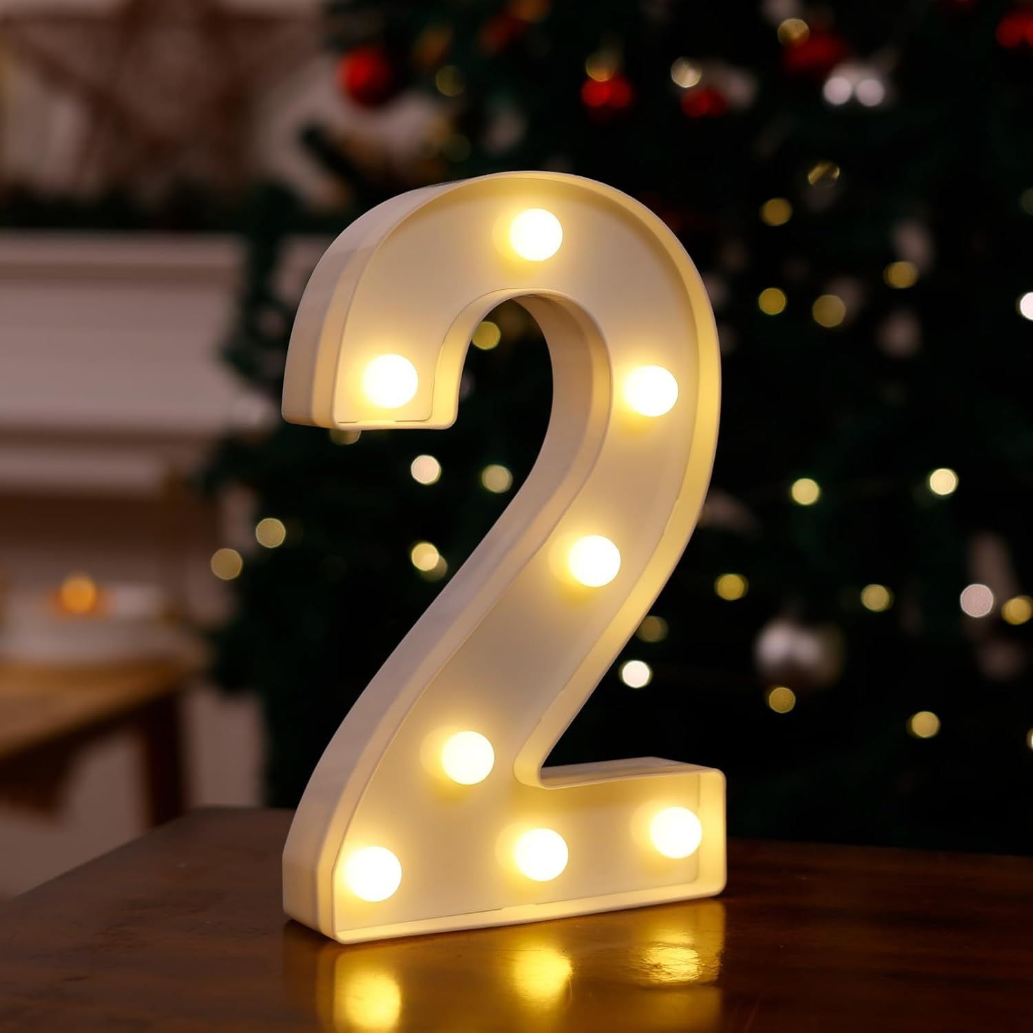 JingChun LED Marquee Letter Number Lights Sign, Light Up Alphabet ...